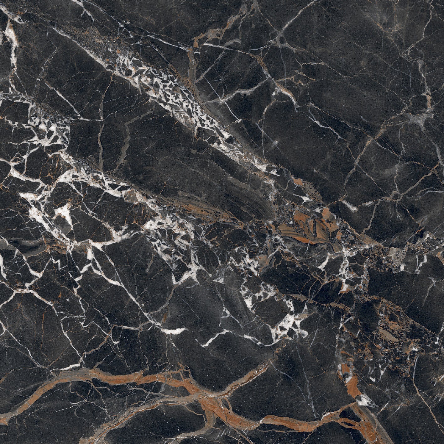 Marble Look Tile Les Bijoux - Ombre de caravage | Interni Austin